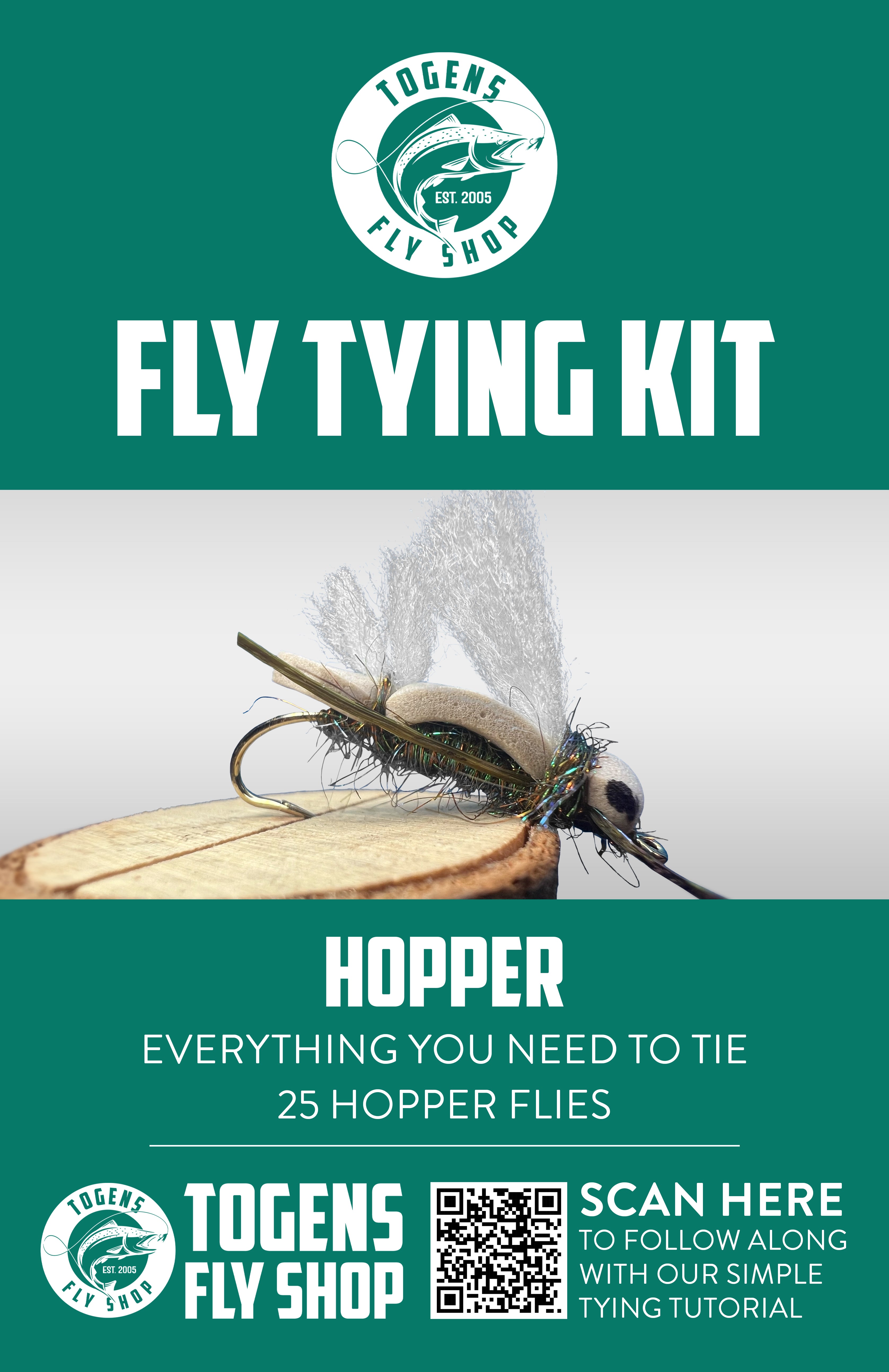 Hopper Fly Tying Kit – Togens Fly Shop